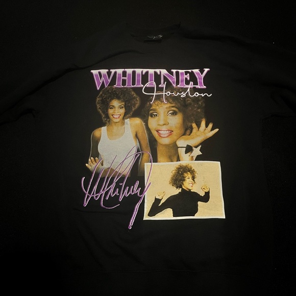 Shirts | Oversized Whitney Houston Sweater | Poshmark